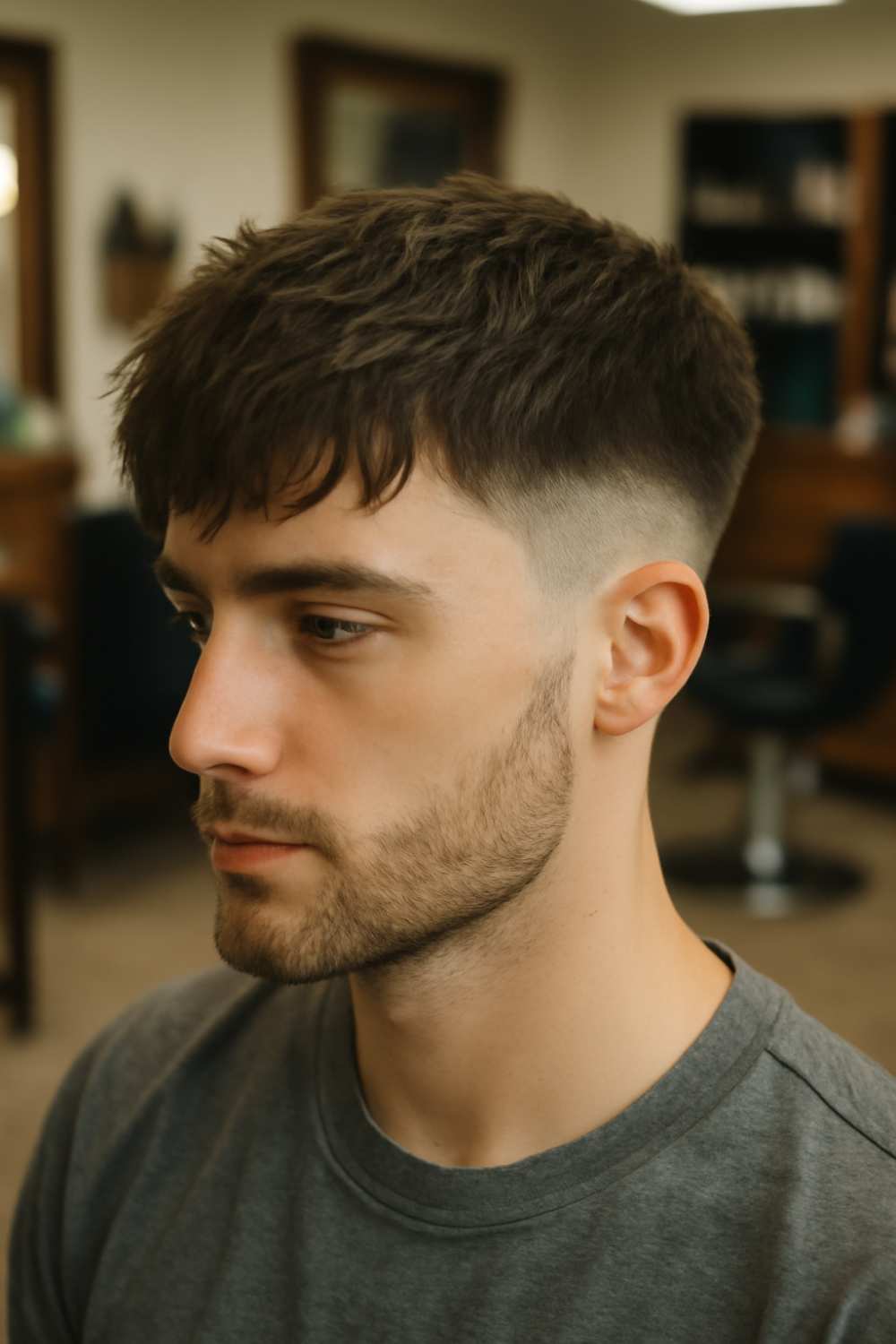 14 Bold Low Taper Fade With Textured Fringe Haircuts